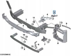Bmw Oe Mocowanie Czujnika Pieszych X7 G07 19 7489471 51117489471 ...