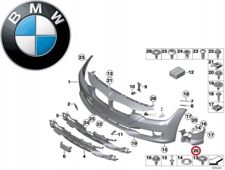Bmw Oe Uchwyt Mocowanie Halogenu F30 Z Aso Bmw51117266197 51117266198Oe ...