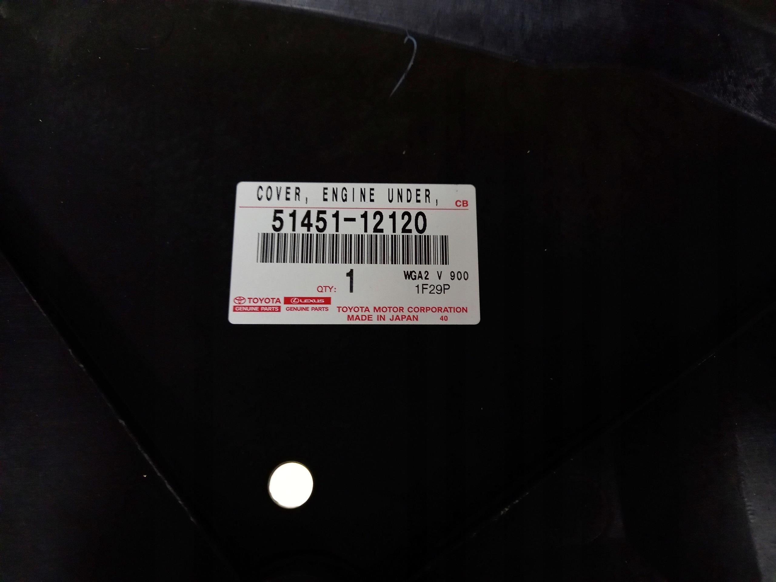 Toyota Oe Prius 1822 Osłona Płyta Przedni Pas Zderzak 5145112120 ...