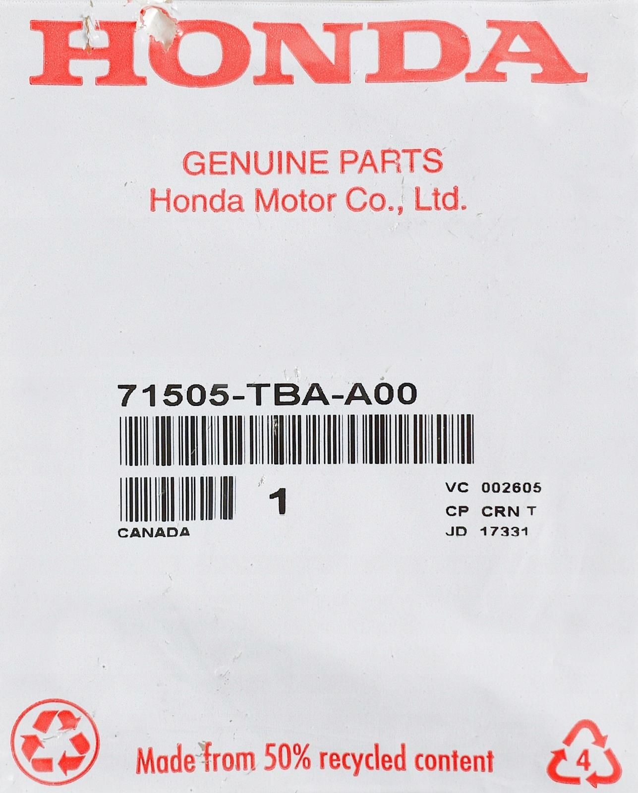 Honda Oe Civic X Ślizg Mocowanie Zderzaka Prawy 71505TbaA00 - Opinie i ...