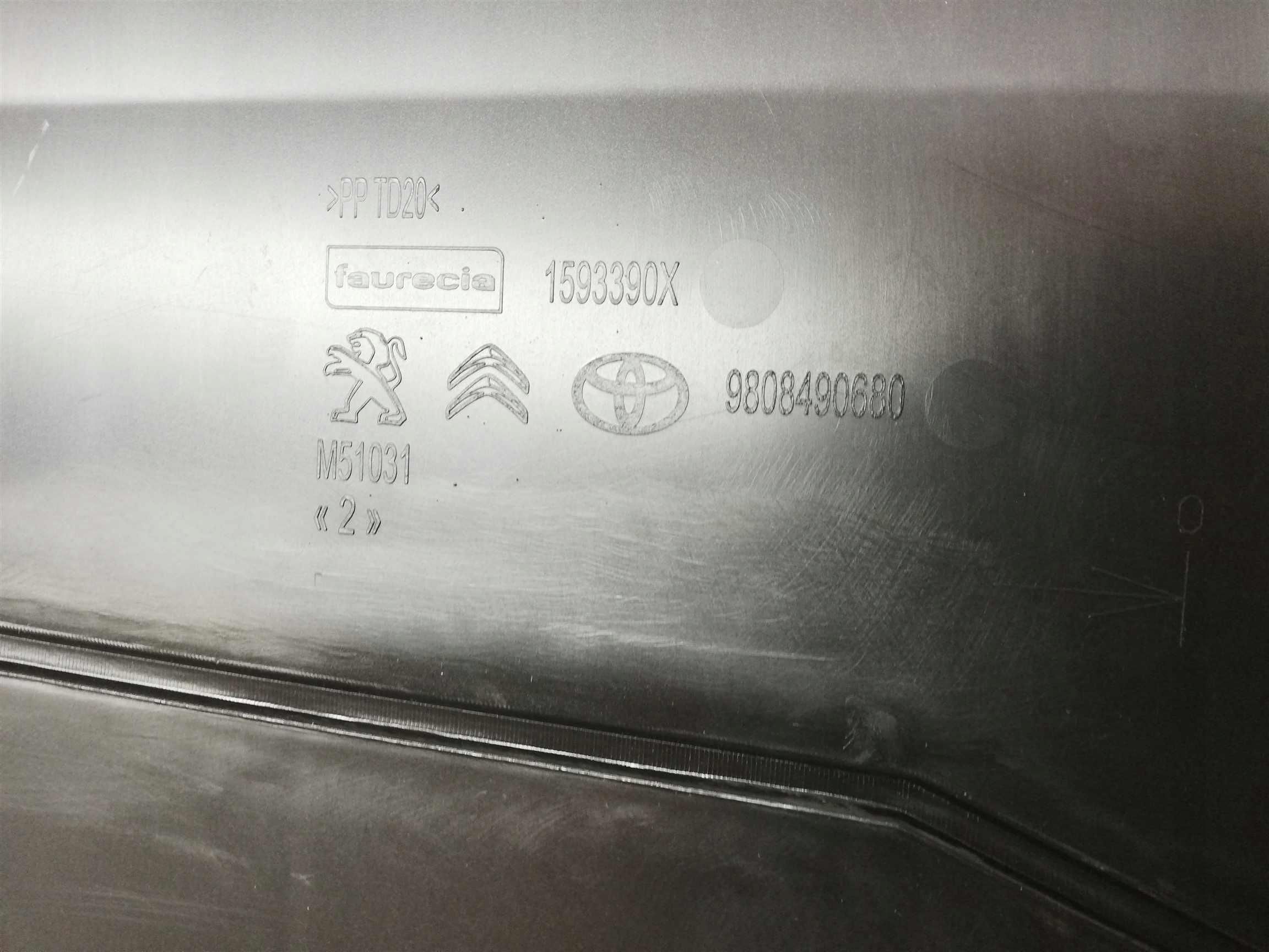 Toyota Oe Proace 1620 Osłona Wzmocnienie Zderzak Przód Su001A4164 ...