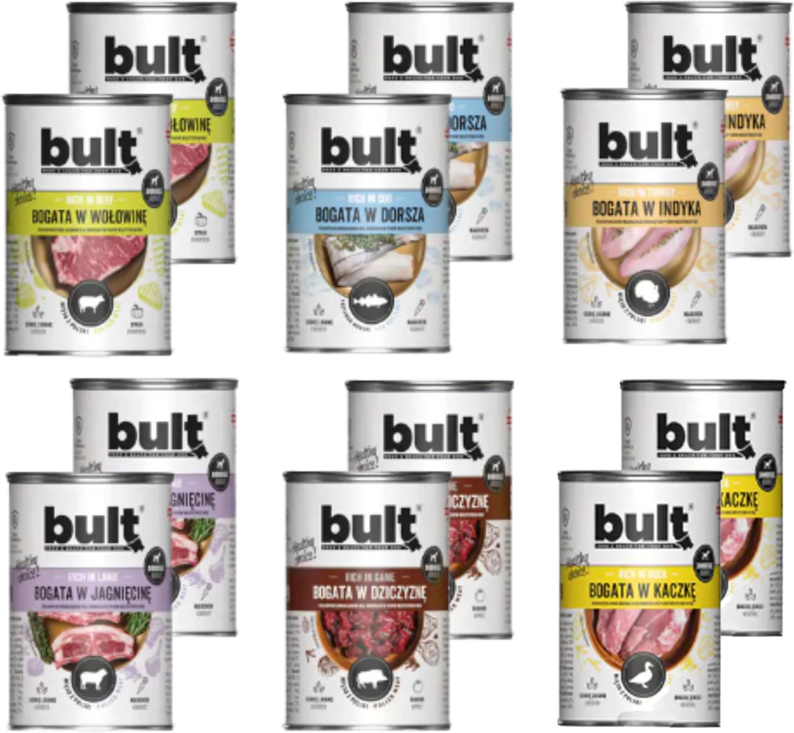 Karma Bult Karma Bogata Zestaw 6 Smaków Mix 12X400G - Ceny i opinie ...