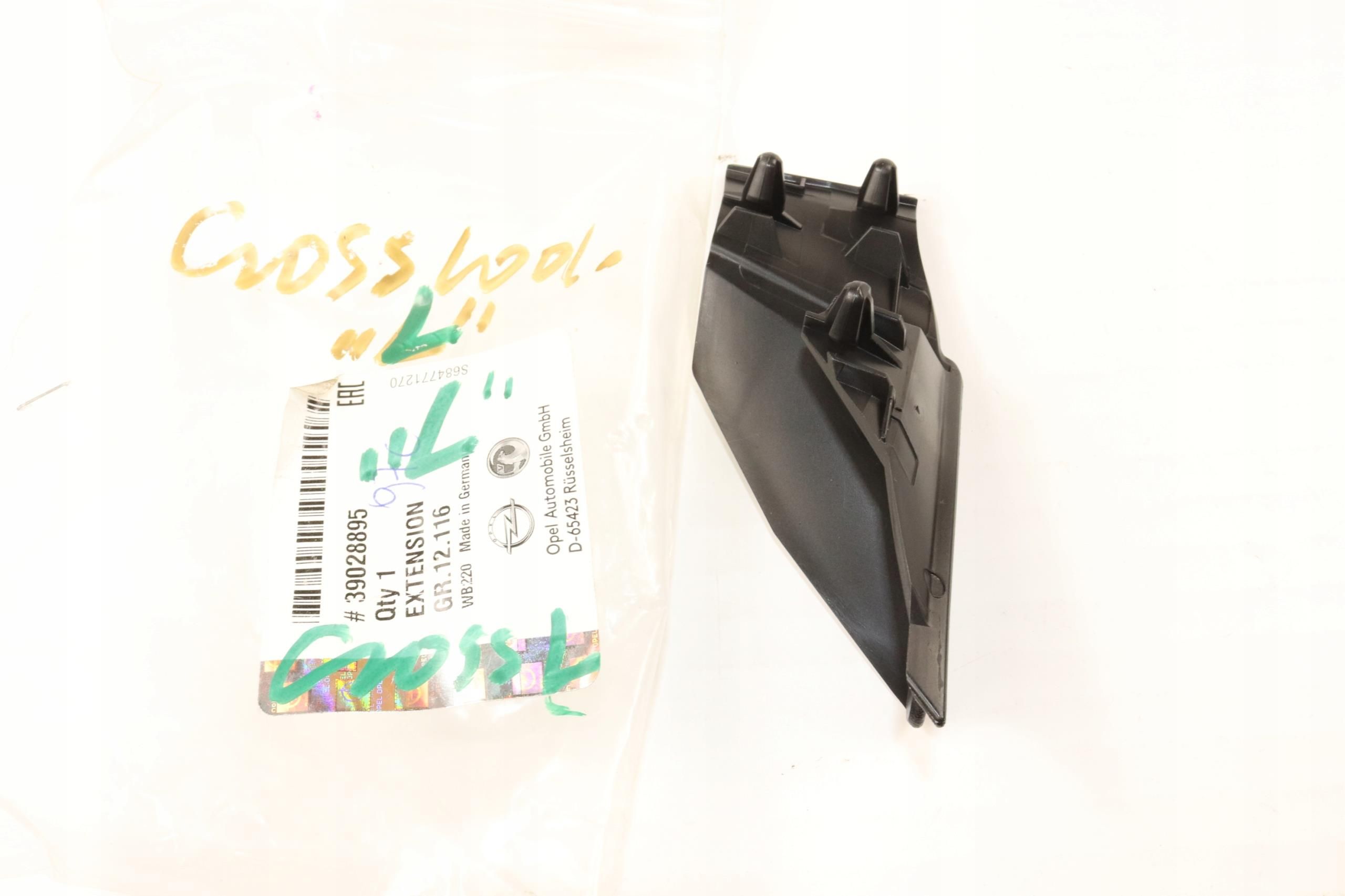 Opel Oe Crossland Listek Deflektor Wody Wypraska Lewy 39028895 - Opinie ...