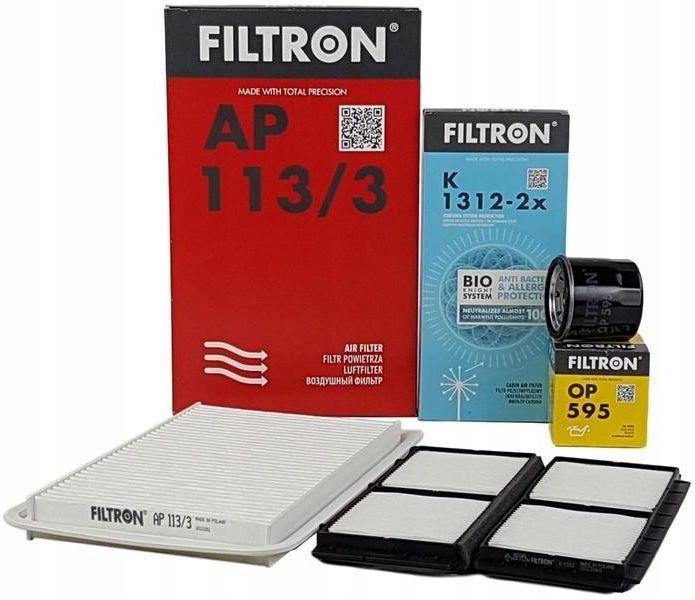 Filtron Zestaw Filtrów Mazda 3 Bl 1 6 105Km Op595Ap1133K1312 - Opinie i ...