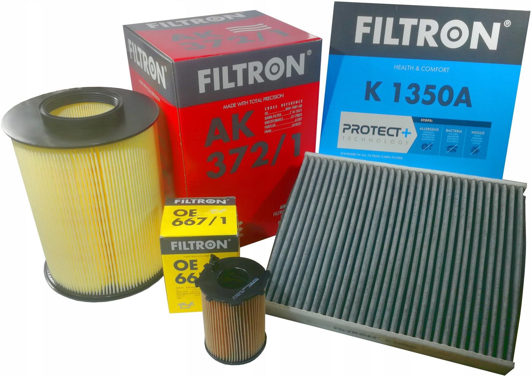 Filtron Zestaw Filtrów Do Kuga Ii 15Tdci Tourneo Tdci Oe6671 Ak3721 ...