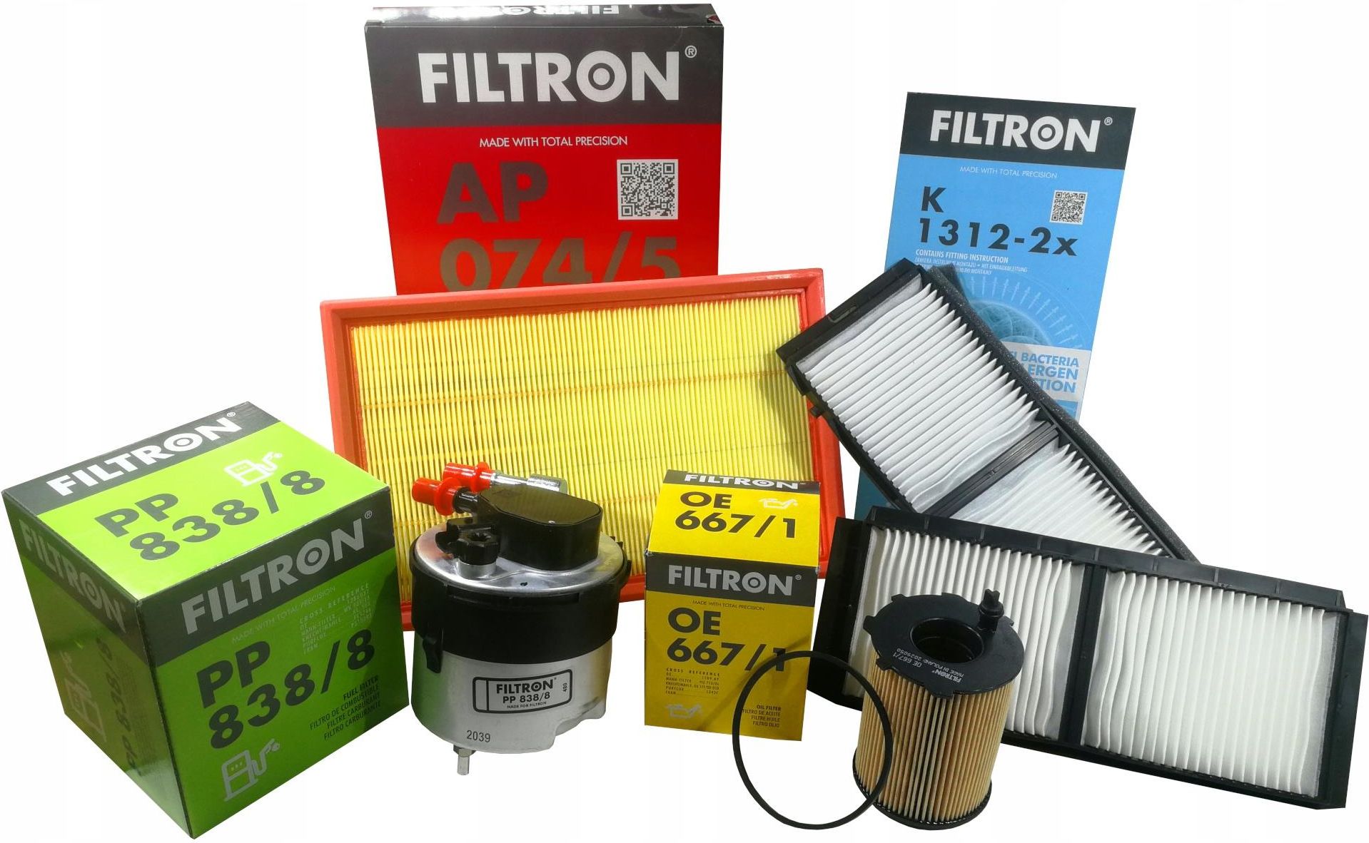 Filtron Zestaw Filtrów Do Mazda 3 Bk 16 MzCd 109Km Oe6671 Ap0745 Pp8388 ...