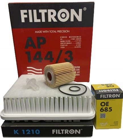 Filtron Zestaw Filtrów Toyota Auris Avensis T27 2 0 D4D Ap1443 Oe685 ...