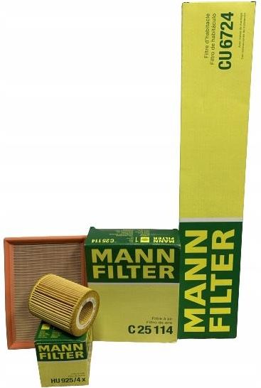 MannFilter Mann Filter Mannfilter Zestaw Filtrów Bmw E46 320I 323I 325I ...