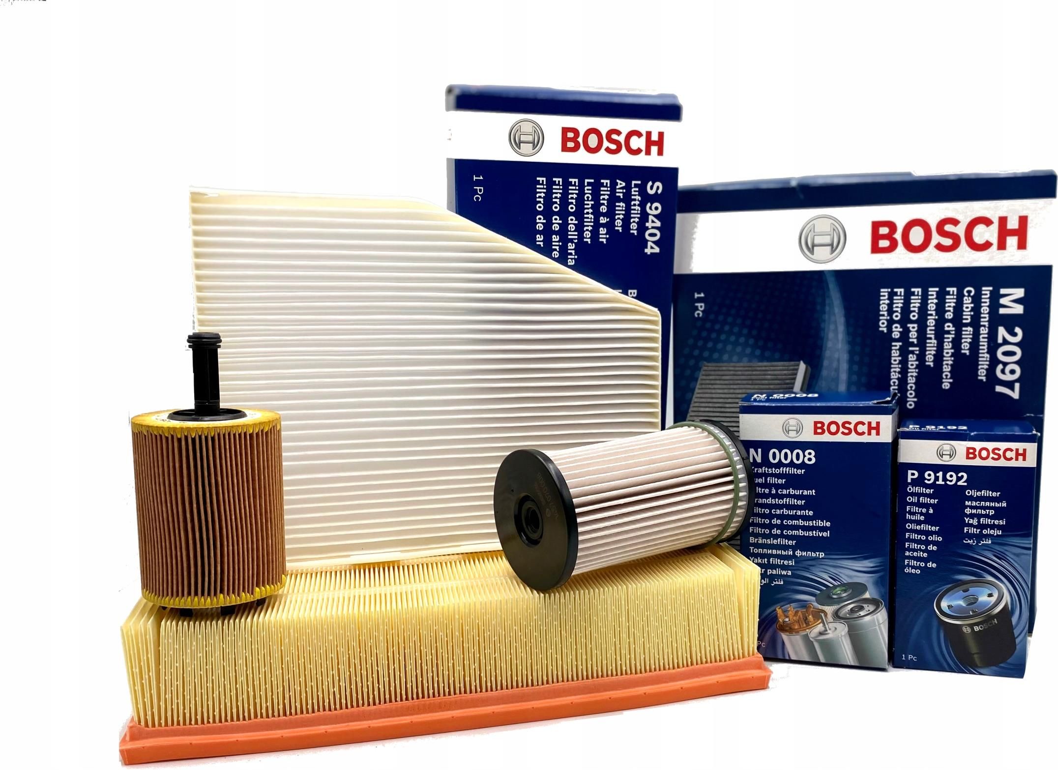 Bosch Zestaw Filtrów Filtron 2 0Tdi 1 9Tdi Vw Passat B6 P9192 S9404 ...