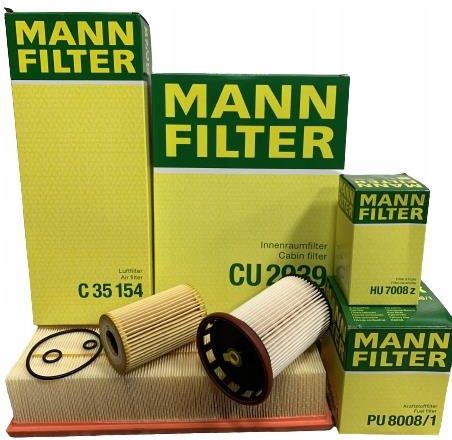 MannFilter Mann Filter Zestaw Filtrów Filtron Vw Passat B7 Cc 1 6 2 0 ...