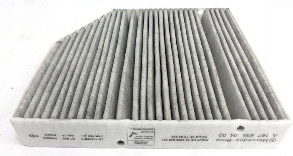 Filtr kabinowy MercedesBenz Oe Org Filtr Przeciwpyłkowy A1678350400 ...