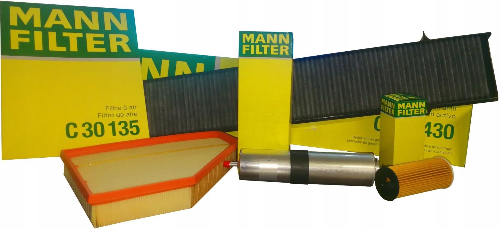 MannFilter Zestaw Filtrów Mann Do Bmw E90 E91 X1 E84 Hu6004X Wk5010Z C30135 - Opinie i ceny na ...