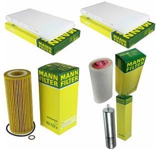 MannFilter Mann Zestaw Filtrów Bmw 5 E60 E61 520D 2007 Hu 722 XWk 5002 ...