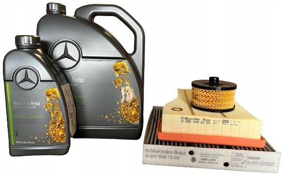 MercedesBenz Oe Zestaw Filtrów Plus Olej Mercedes A Klasa 177 Om282 ...