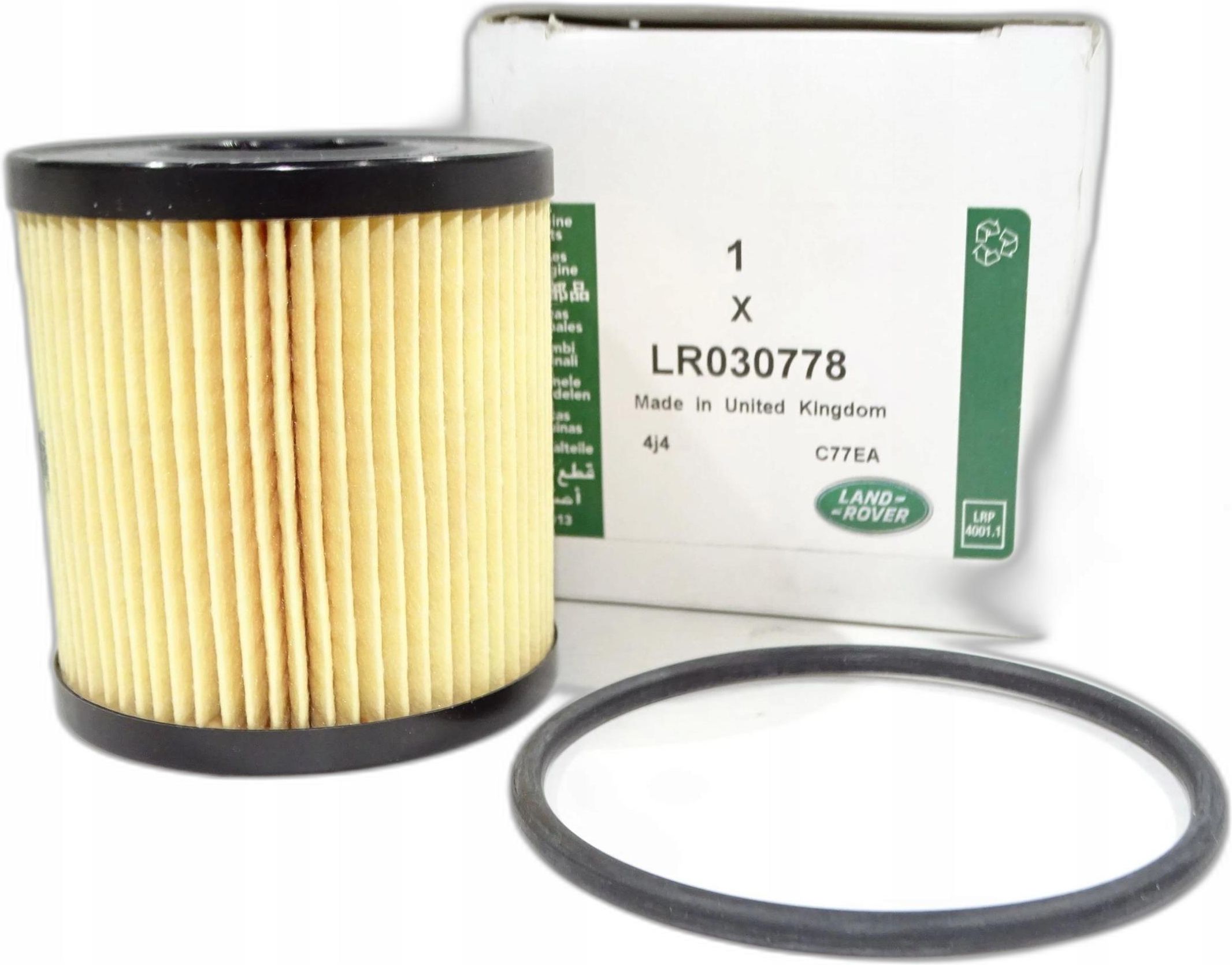 Land Rover Oe Oryginalny Filtr Oleju Defender 22 Td4 Puma 2007 Lr030778 ...