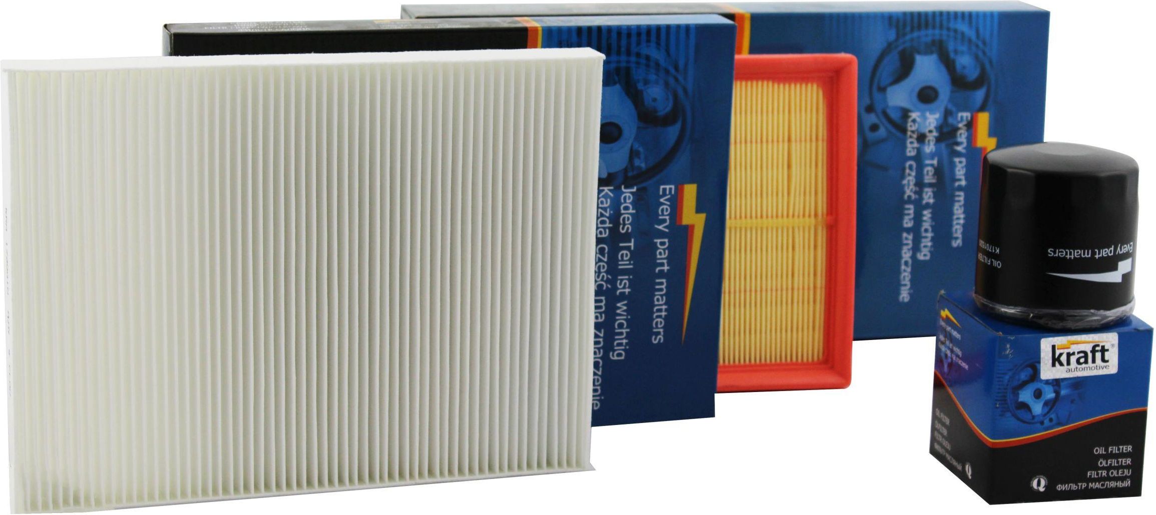 Kraft Automotive Zestaw 3 Filtrów Nissan Micra Iii K12 12 12V 731 ...