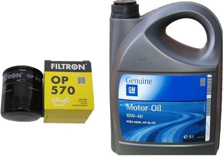 Filtr oleju Filtron Olej 10W40 I Filtr Opel Astra F 14 16 18 20 650401 ...