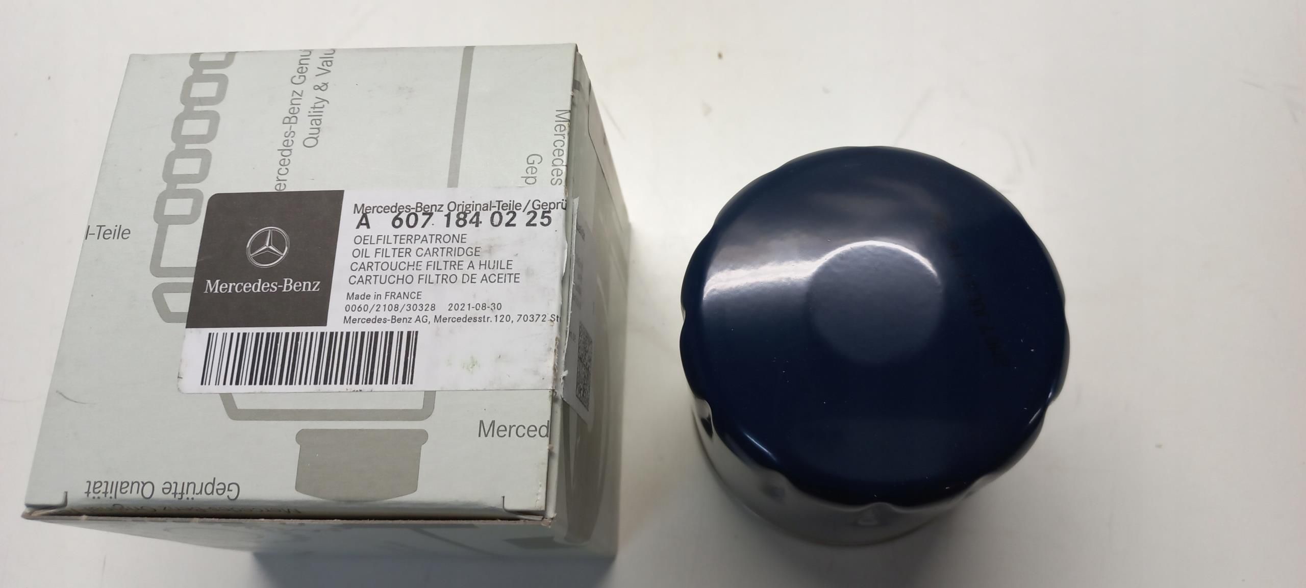 MercedesBenz Oe Filtr Oleju Mercedes Citan Cla Gla A 6071840225 607 184 ...