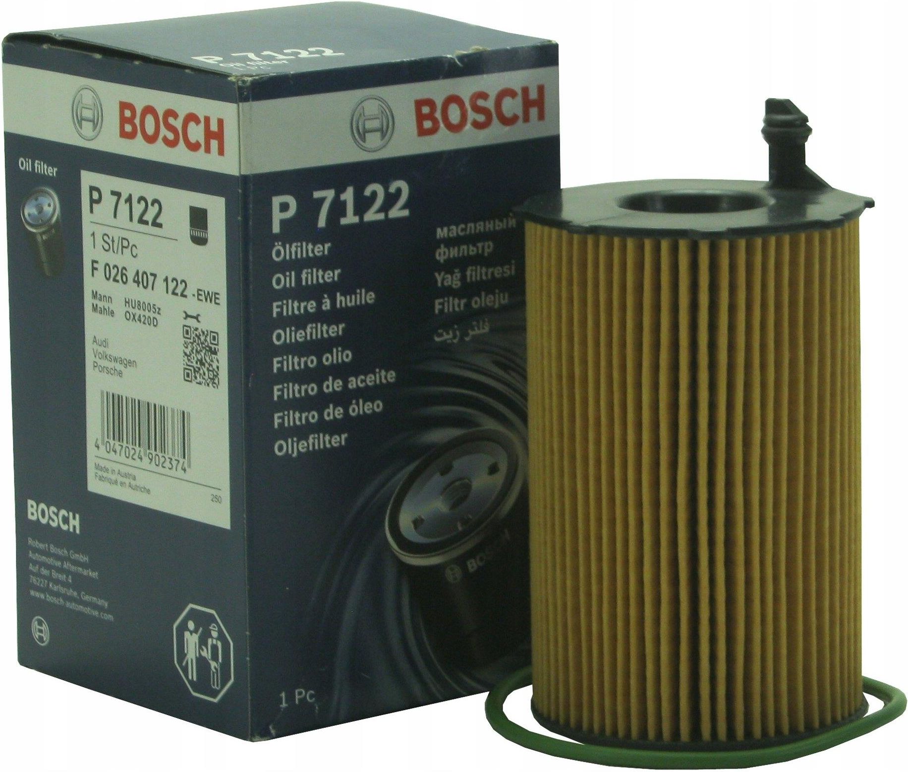 Bosch Audi A7 I 10 17 3 0 Tdi Filtr Oleju Bo F 026 407 122 - opinie i ...