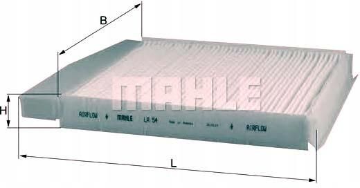 Filtr kabinowy Mahle Filtr Kabiny Kabi 9204626 30630752 19874 La 54Mah ...