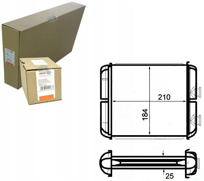 Behr Hella Service Behr Hella Nagrzewnica Opel Astra G Delvan 16 F7 ...