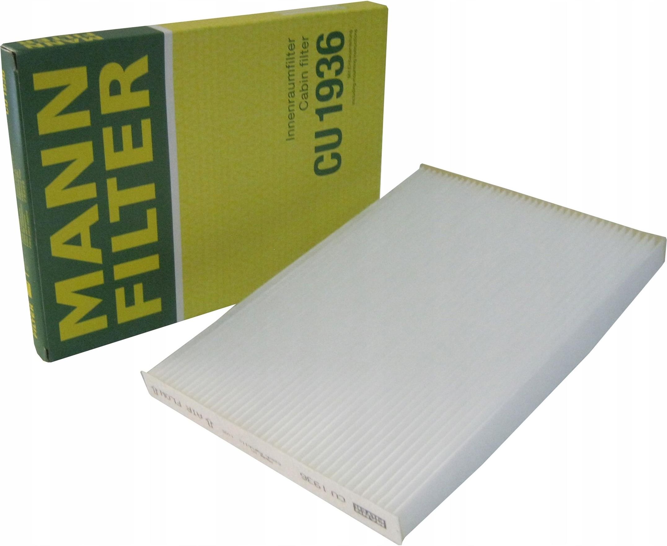 Filtr kabinowy MannFilter Nissan Qashqai I 0613 Filtr Kabi Kabiny Mann ...