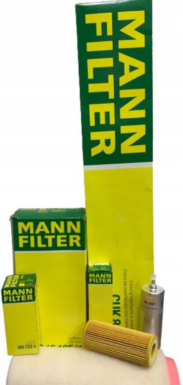 MannFilter Zestaw Filtrów Mann Bmw 3 E90 318D 320D C151051 Hu722X ...