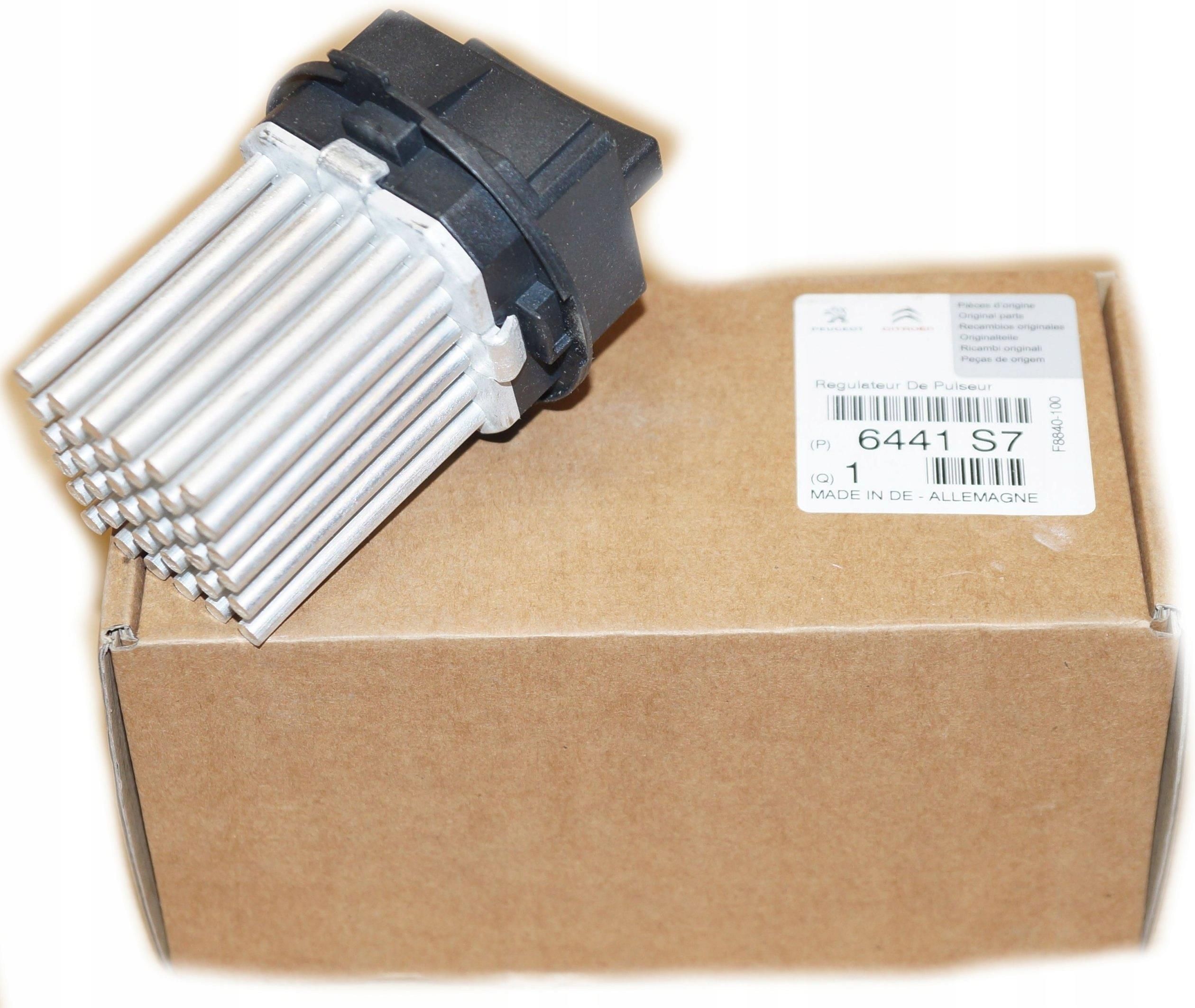 Citroen Oe Rezystor opornik dmuchawy 6441S7 C6 C5 C4 C3 Oryg - Opinie i ...