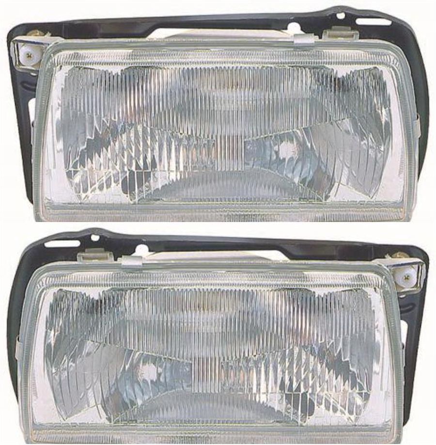 Lampa przednia Depo Reflektory Lampy Vw Jetta Ii '84 '92 Komplet ...