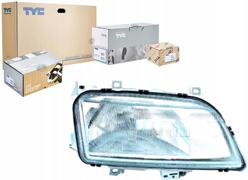 Lampa Przednia Tyc Reflektor H4 Elektryczny Z Silnikiem Kolor Wk