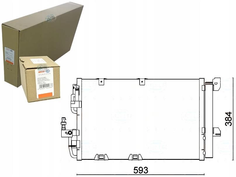 Behr Hella Service Behr Hella Skraplacz Klimatyzacji Opel Astra G Zaf ...