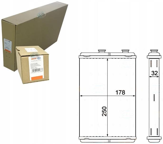 Behr Hella Service BRH8FH 351 000581 Nagrzewnica Behr Hella 94644203 ...