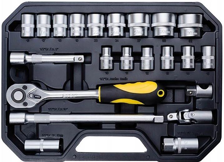 Drel Zestaw Kluczy Nasadowych Z Grzechotką 1/2 CONSOC6223 - Opinie i ...