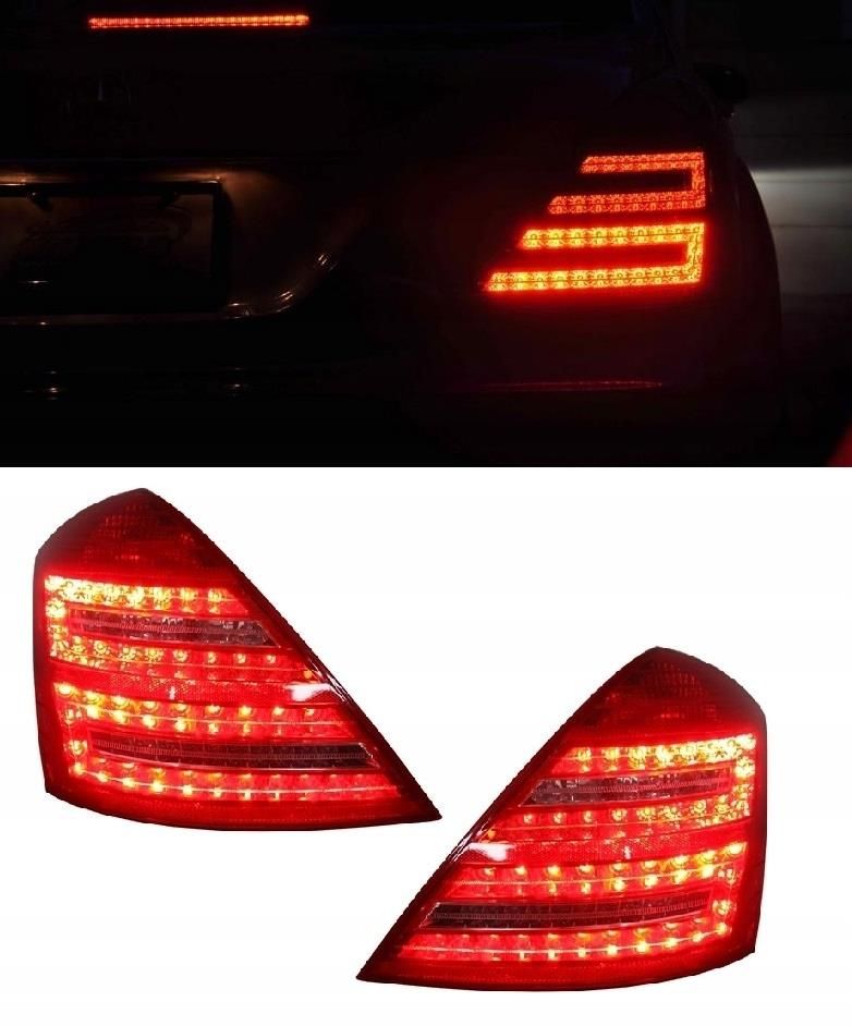 Lampa tylna Jbm Lampy Tylne Led Mercedes S Klasa W221 05 12 Red ...