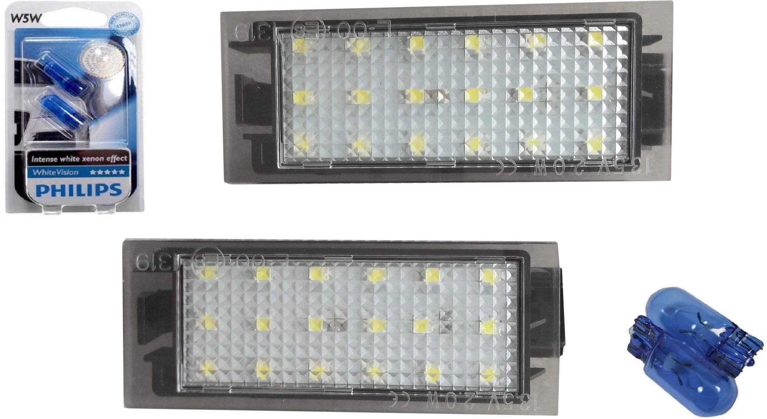 Lampka tablicy rejestracyjnej Philips Renault Clio 4 Iv Lampki Tablicy ...