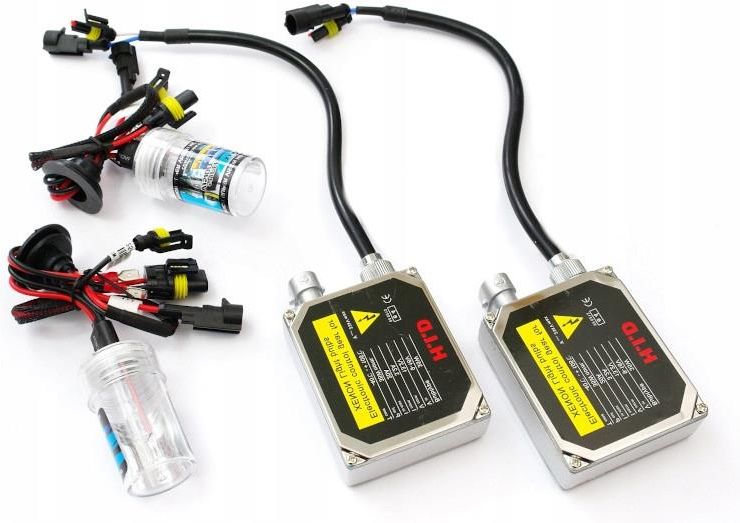 Lampa przednia Hid Zestaw Xenon 55W Przetwornice Żarniki H1 H3 H7 - Opinie i ceny na Ceneo.pl