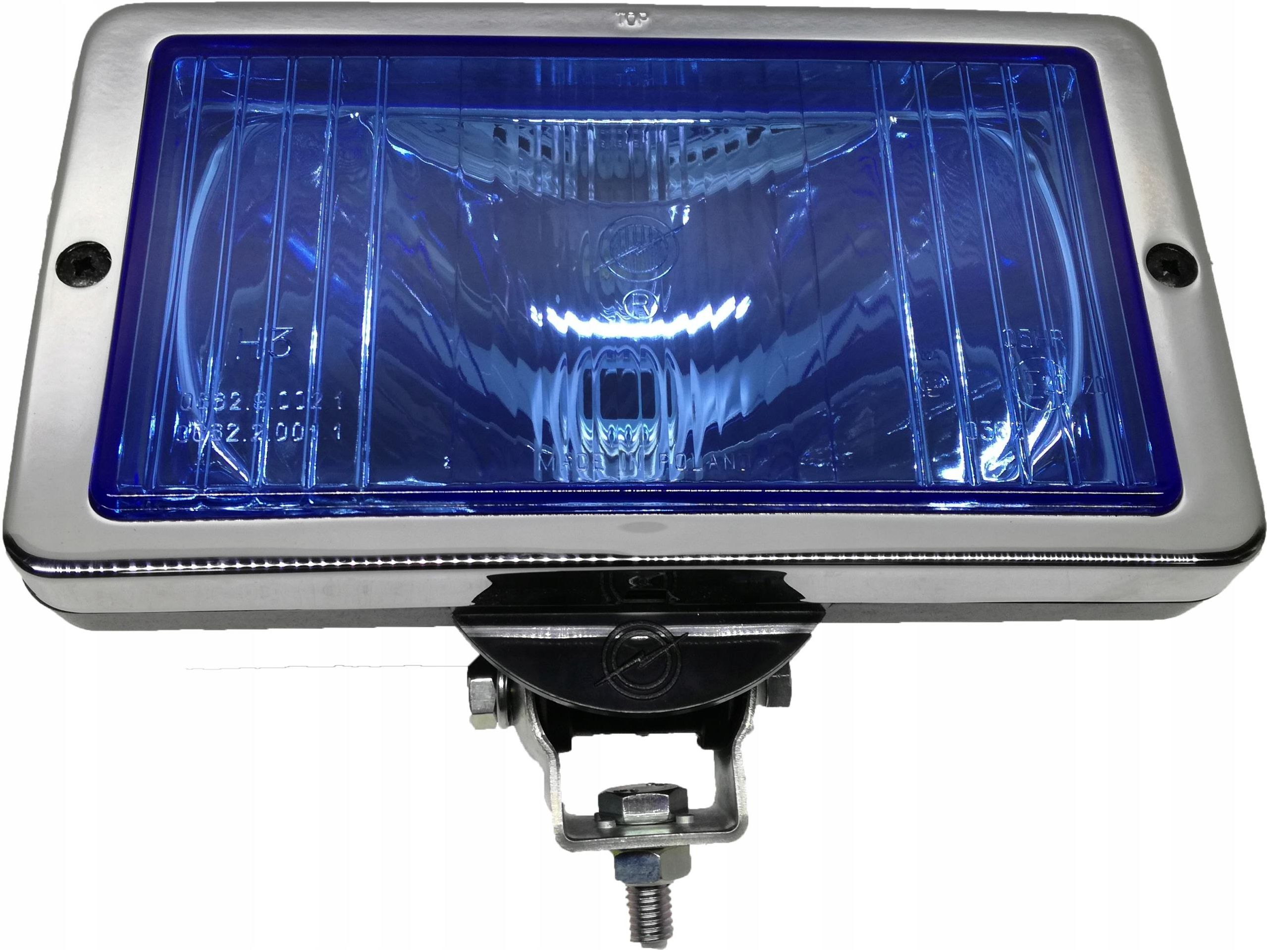 Halogen Wesem Reflektor Halogen Chrom Niebieski 12v 24v H3 Łódź