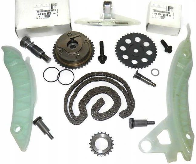 Mechanizm rozrządu Peugeot Oe Zestaw Łańcucha Rozrządu Citroen 1.6 Thp ...