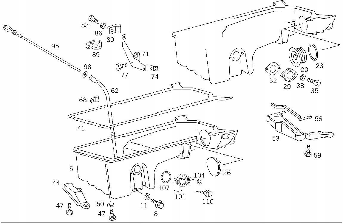 MercedesBenz Oe Oring Pierścień Uszczelniający Mercedes M104 M111 ...