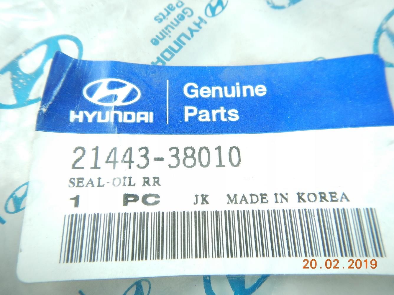 Blok silnika Hyundai Oe Uszczelniacz Wału Korbowego Kia Z Aso ...