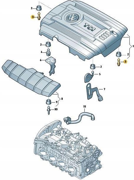 Skoda Oe Czop Sworzeń Kulisty Pokrywy Silnika Vw Audi Wht005404 ...