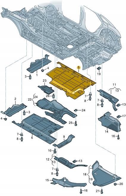 Audi Oe Osłona Podwozia Wykładzina Q5 8R0825208E - Opinie i ceny na ...