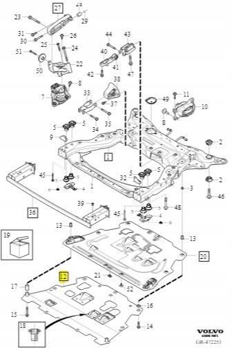 Volvo Oe Płyta Pod Silnik 32289658 - Opinie i ceny na Ceneo.pl