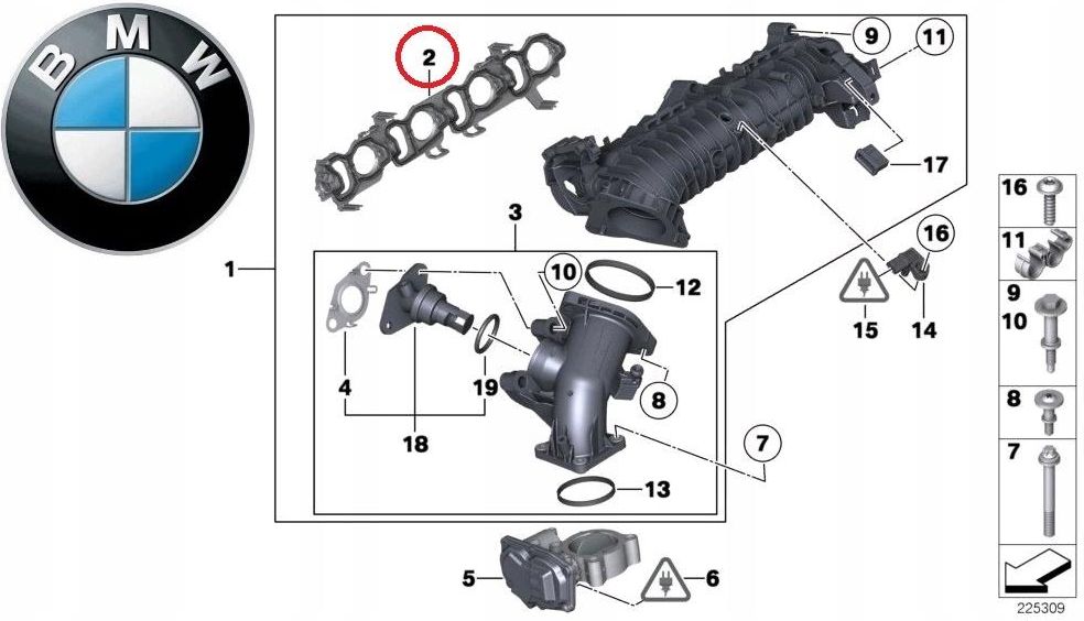 Bmw Oe Uszczelka Kolektora Ssącego Egr Z Aso Bmw11618506407Oe - Opinie ...