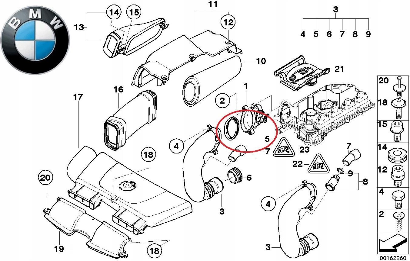 Bmw Oe Uszczelka Turbiny E39 E46 E60 E90 X3 13712247395 - Opinie i ceny ...