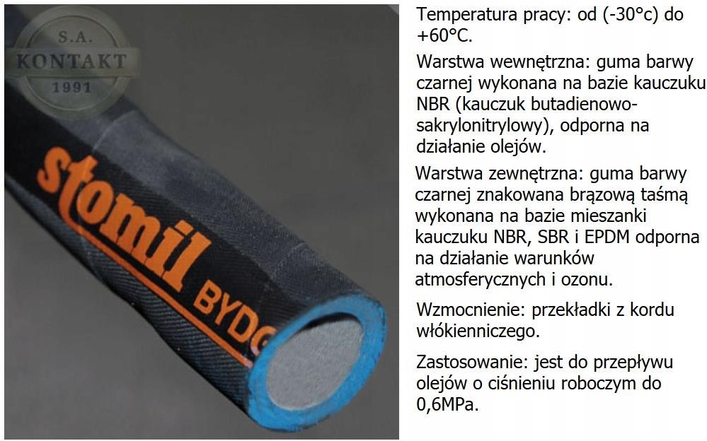 Stomil Wąż Gumowy Olejoodporny 50Mm 0.6Mpa 50*0.6 - Opinie i ceny na ...