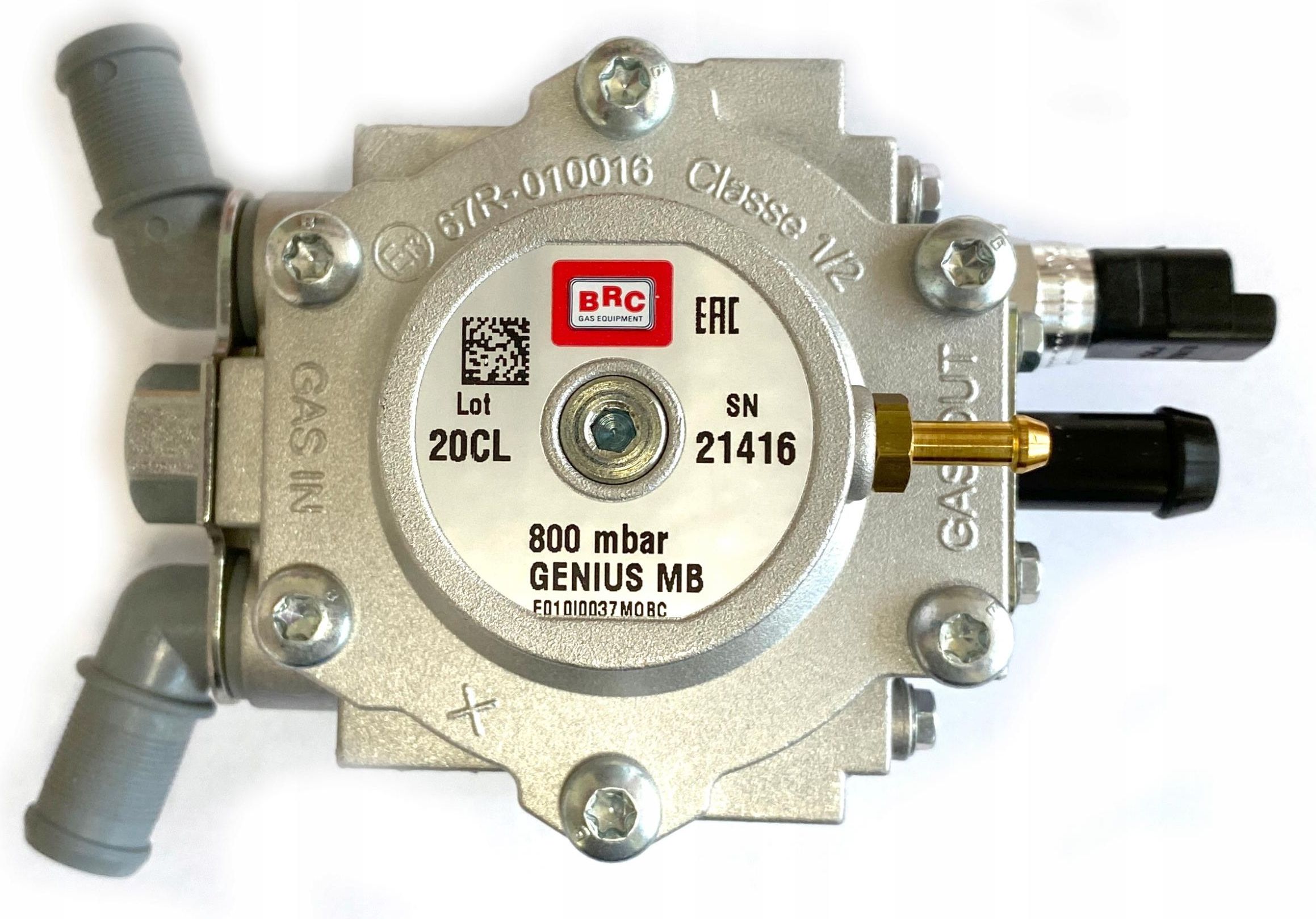 Brc Gas Equipment Reduktor Genius Mb Sq 800 Mbar Plus Sensor ...