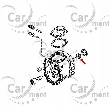 Nissan Oe Uszczelniacz Reduktora Navara D40 Pathfinder R51 32136 Cd110 ...