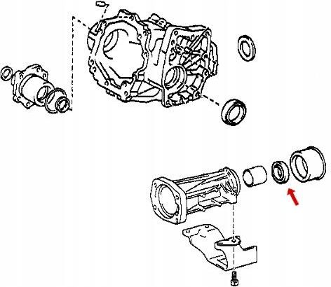 Toyota Oe Uszczelniacz Reduktora 38X58X11 Rav4 A2 9031138090 90311 ...