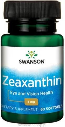 Swanson Zeaksantyna OmniXan 4mg 60kaps - Opinie i ceny na Ceneo.pl